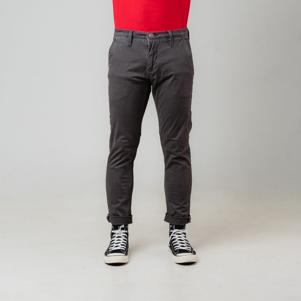 Oxygen Denim Relax Chino Pants - Dark Grey (73) | Oxygen Denim Store