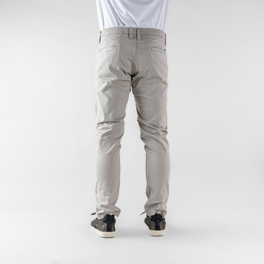 Oxygen Denim 708S Prime C Chino Pants Slim Fit Stretch - Light Grey (7 ...